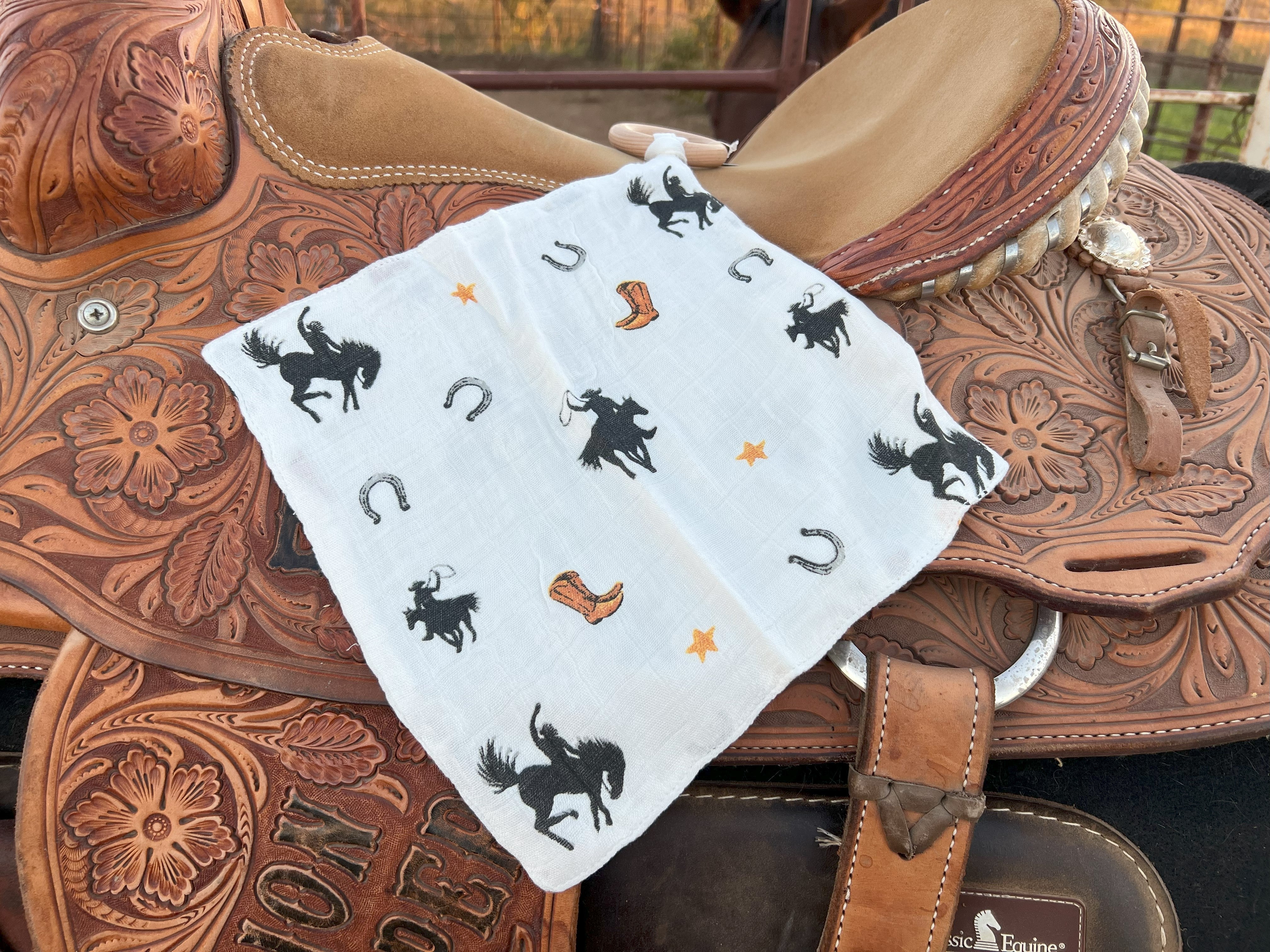 Cowbaby Bibs & Burp Cloths – Triple H Ranchwear
